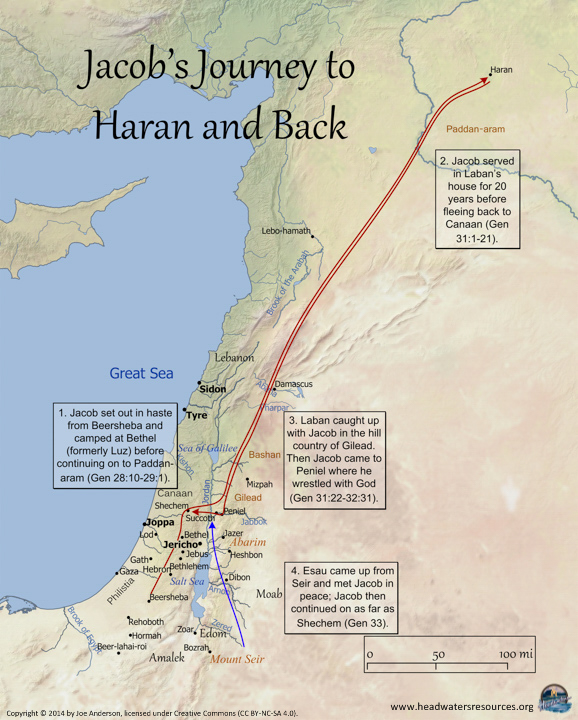 Jacobs Journey To Haran And Back Genesis 28 33 Headwaters Christian