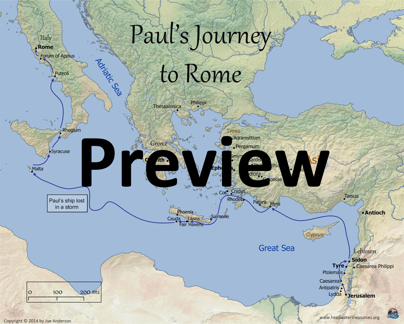 The Acts Of The Apostles 6 Pro Series Bible Maps Headwaters The Acts Of The Apostles 6 Pro Series Bible Maps Headwaters